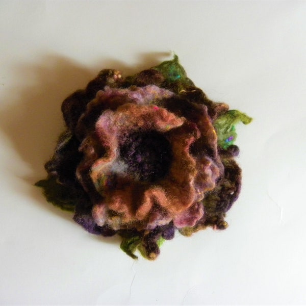 Wool Felt Flowers - Etsy