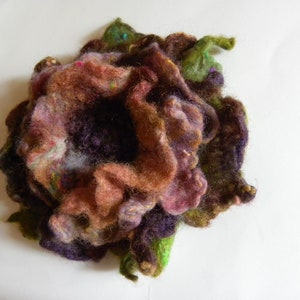 Hand Made Wool Rose Flower Handmade Rose Wet Felt Rose Soft Rose ...