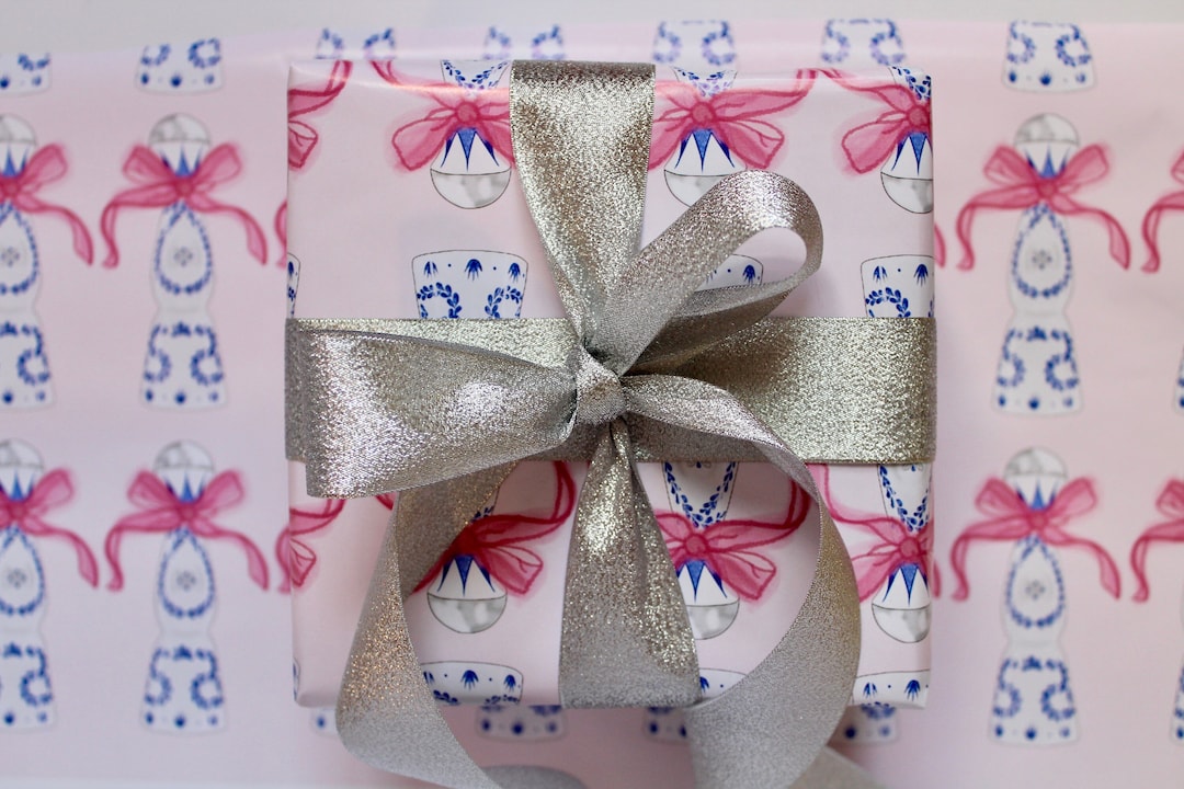 Hand Drawn Casa Azul Wrapping Paper, Girly Prink Gift Wrapping, Tequila ...