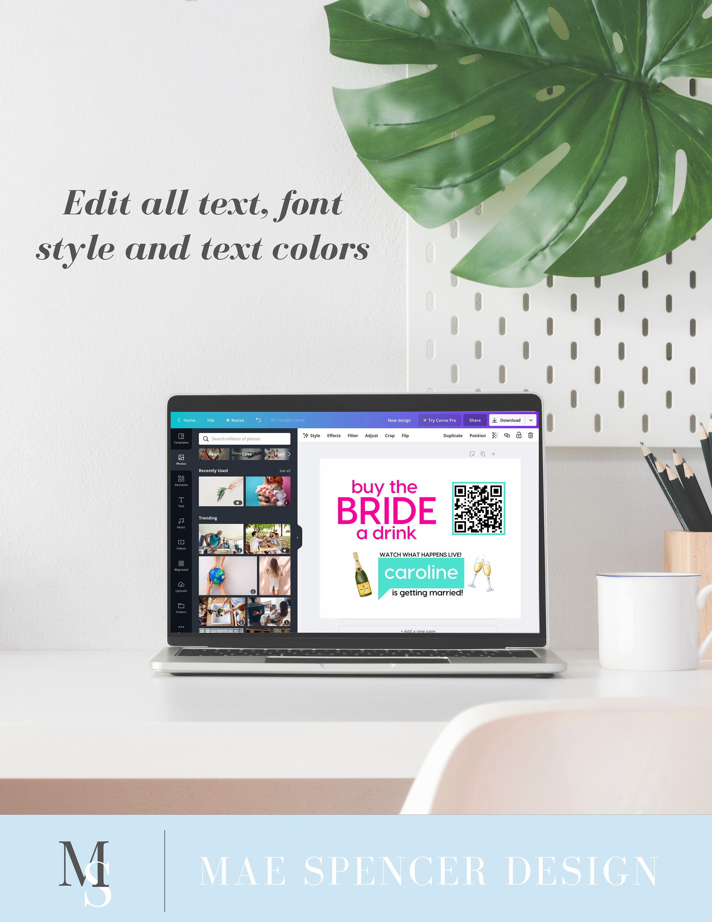 BRAVO Bachelorette Party QR Code Venmo Sticker Template Buy - Etsy