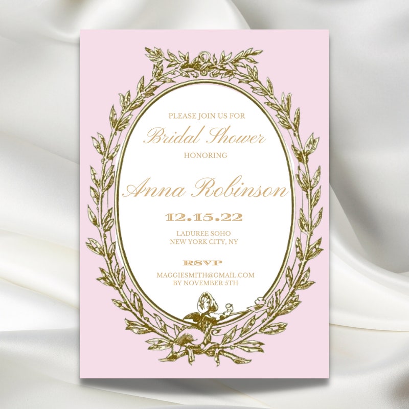 French Invitation - Etsy