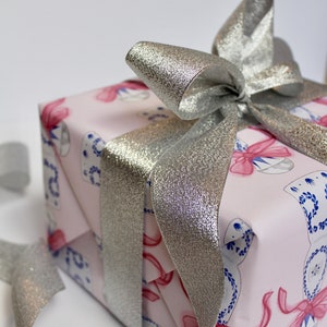 Hand Drawn Casa Azul Wrapping Paper, Girly Prink Gift Wrapping, Tequila ...