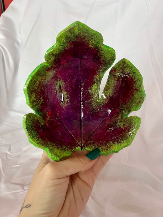 Fig Leaf Ceramic Bowl