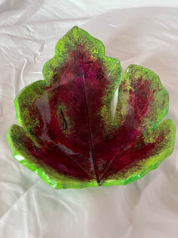 Fig Leaf Ceramic Bowl