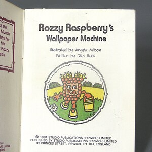 Munch Bunch Rozzy Raspberry Paperback, Vintage Childrens Book, Child's ...