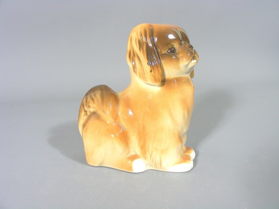Sculpture Dog Pekingese.Leningrad porcelain factory.Vintage Porcelain ...