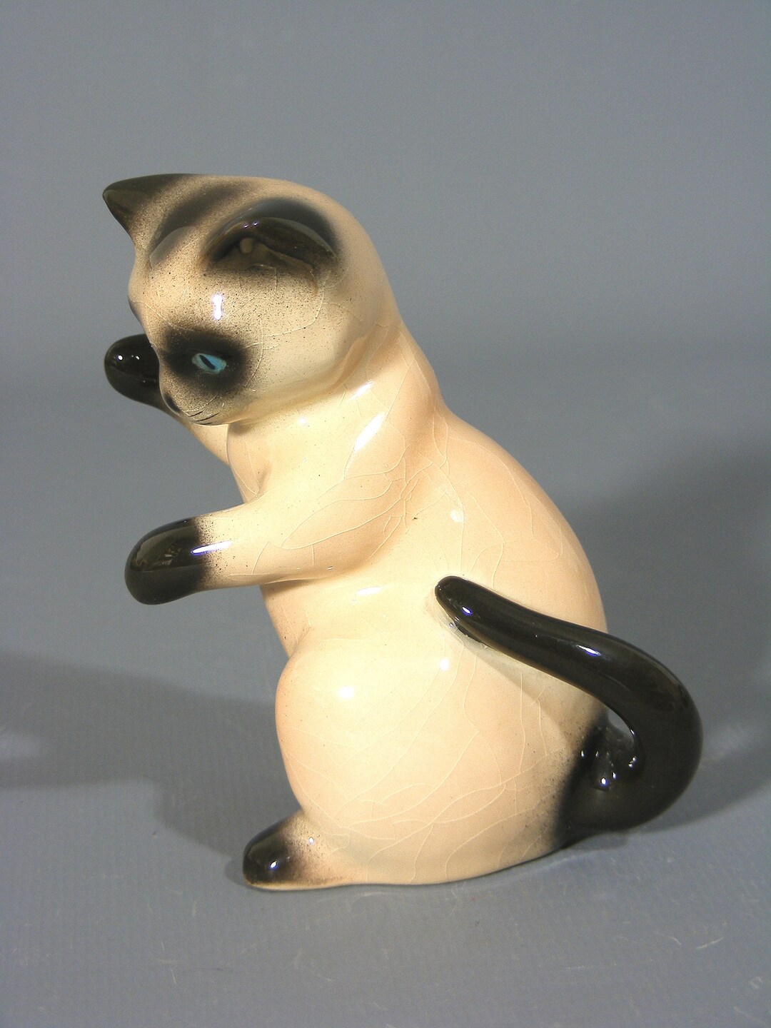 Vintage Goebel Siamese Cat Figurine, Vintage Cat Figure, Porcelain ...
