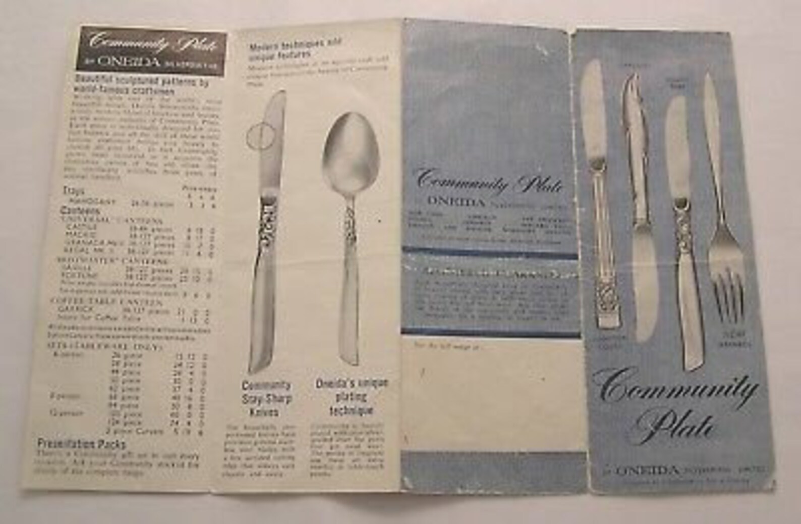 Vintage Oneida Community Silver Plate Cutlery Child's - Etsy UK