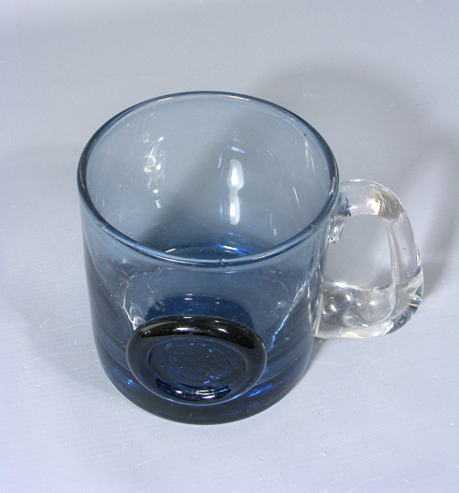Vintage Wedgwood Blue Glass Tankard Mug Wedgwood Glass Mug - Etsy