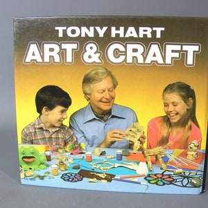 Tony Hart Art & Craft, Vintage Child's Book, Craft Activity Book, Kids ...