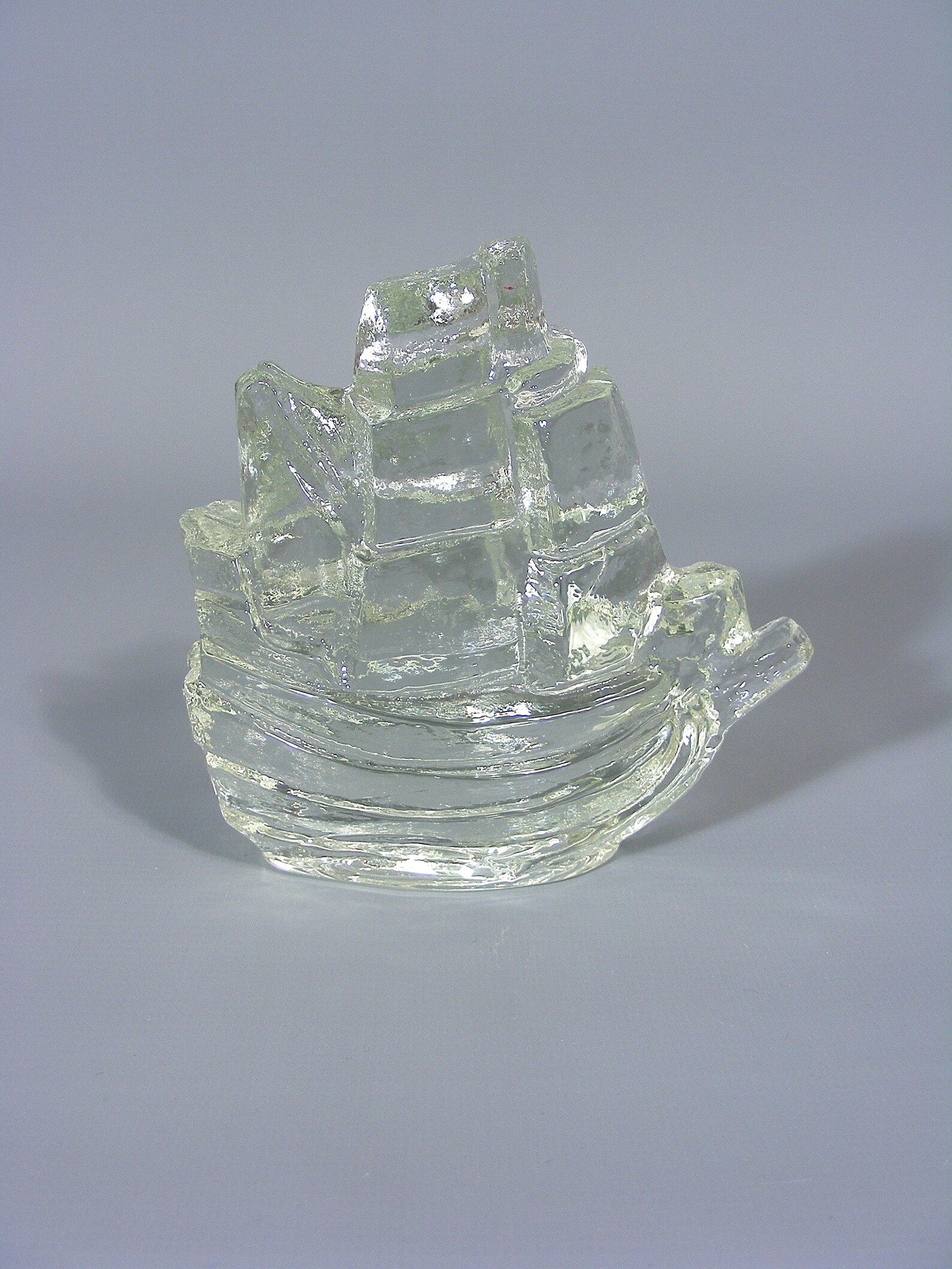 Vintage Pukeberg Glass Sailing Ship Uno Westerberg Glass | Etsy