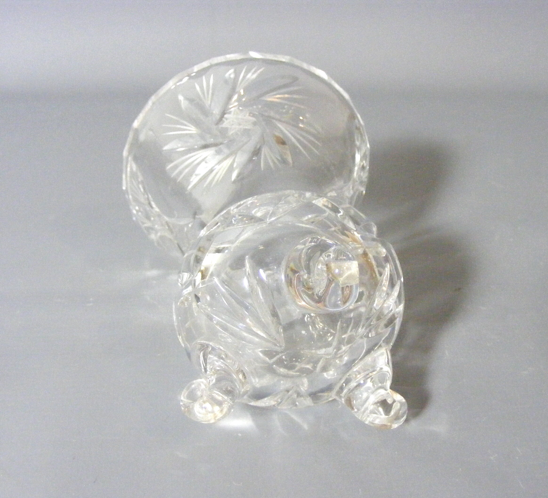 Cut Crystal Thistle Vase Lead Crystal Vase Thistle Shape - Etsy