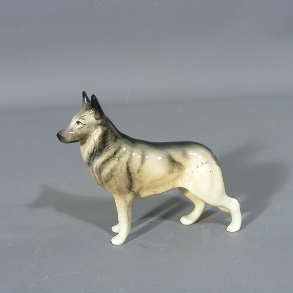 Porcelain German Shepherd Figurine - Etsy
