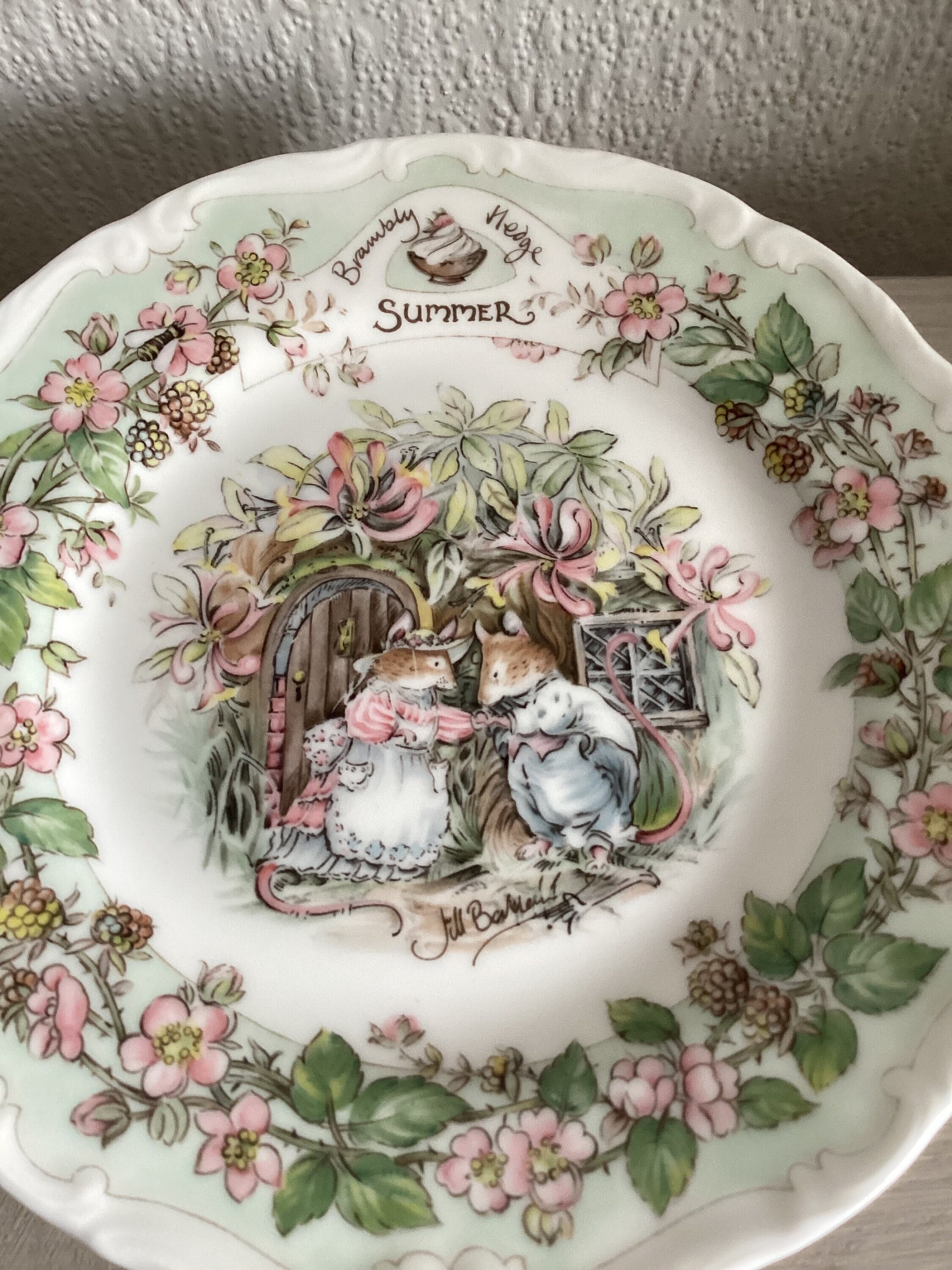 Brambly Hedge summer Royal Doulton Collectable Tea Plate - Etsy