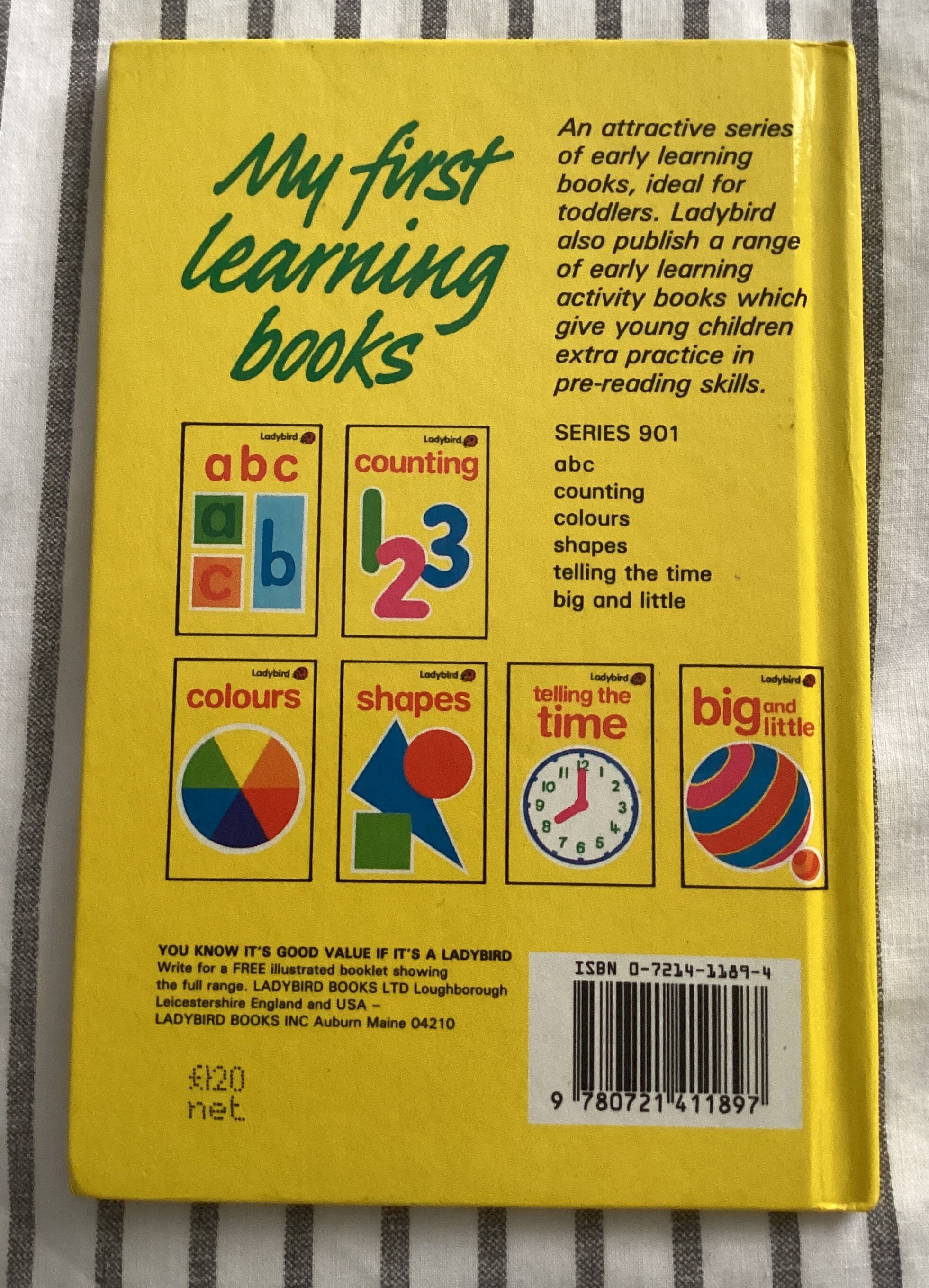 Retro Ladybird Book BIG and Little Book My First Learning Books - Etsy UK