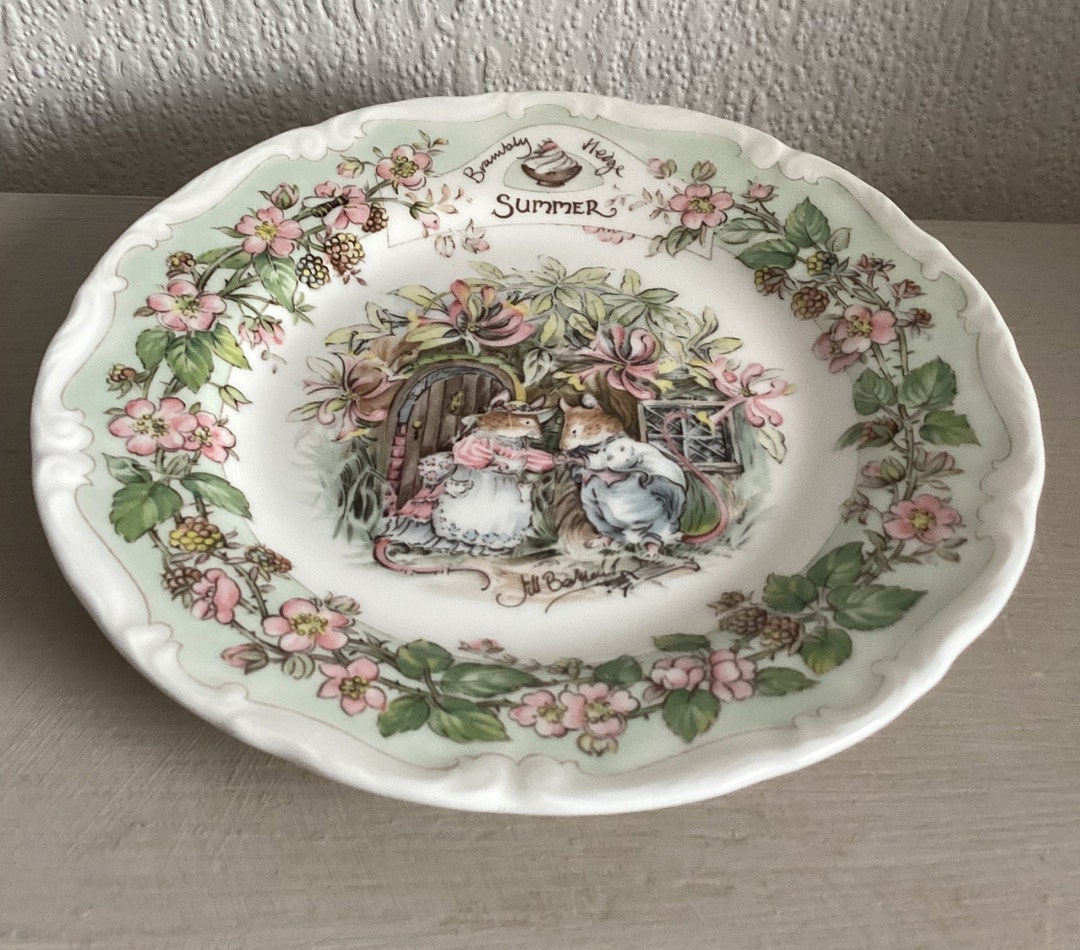 Brambly Hedge summer Royal Doulton Collectable Tea Plate - Etsy