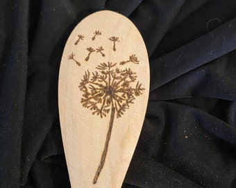 Large Wooden Spoon and Spoon Rest Set. Wood Burned. One of a Kind. - Etsy