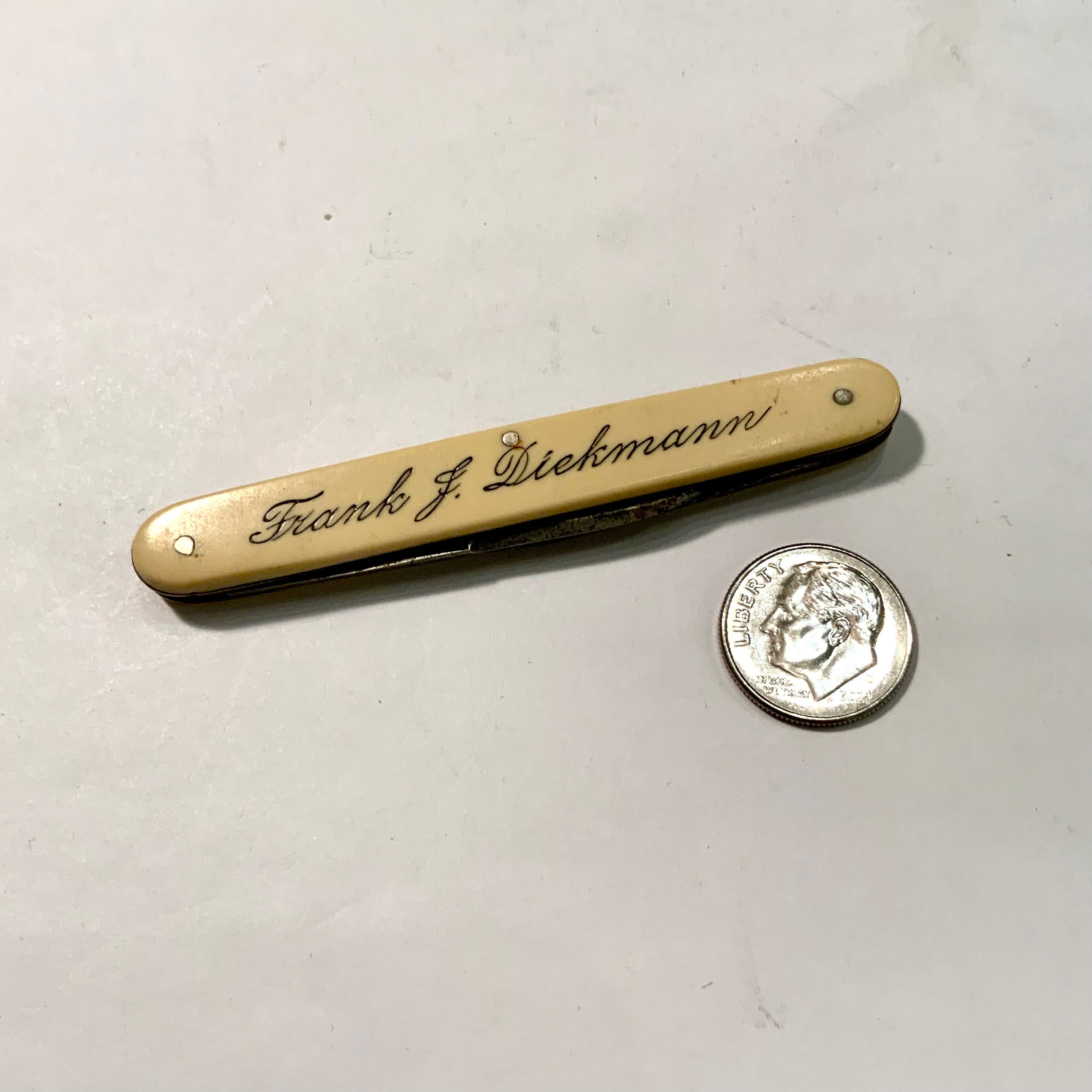 Antique Celluloid Pocket Knife: St. Louis Advertising Pen Knife, 1920s ...