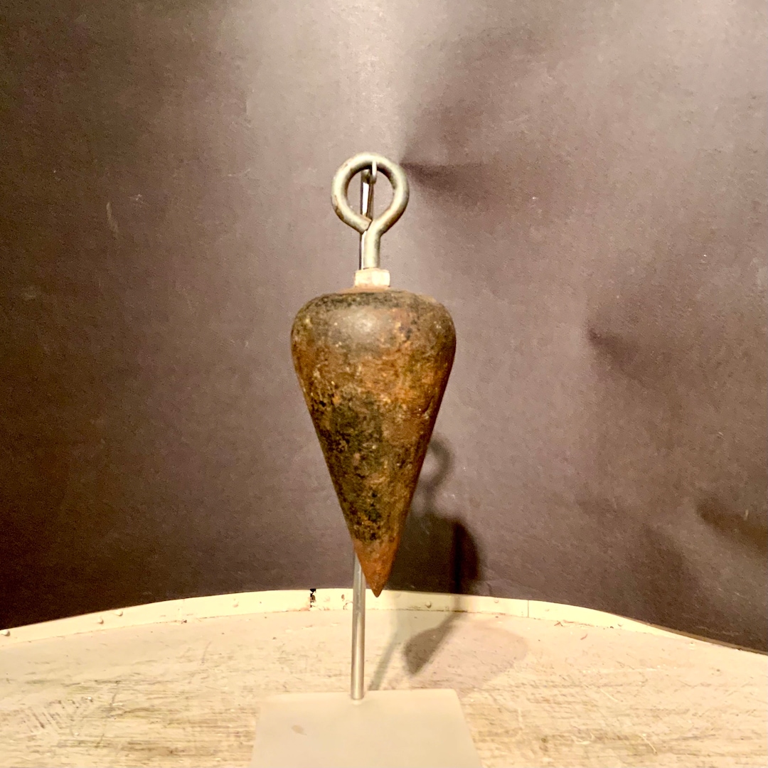 Antique Cast Iron Plumb Bob, Large Vintage Plumb, Ca: 1920s. - Etsy