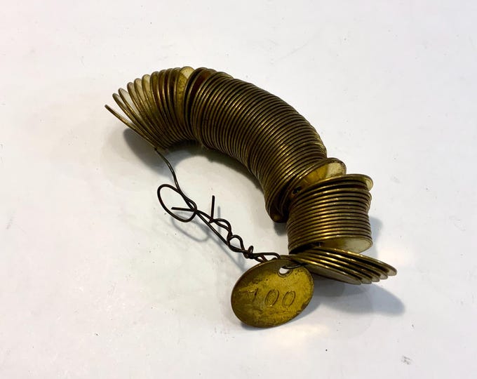 Brass Numbers Laundry Tags, Numbers 26 Through 100, Ca: 1930s. - Etsy