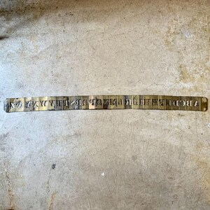 Abcs Copper Stencils, Alphabet Sign Stencils, Complete, Ca: 1890s. - Etsy