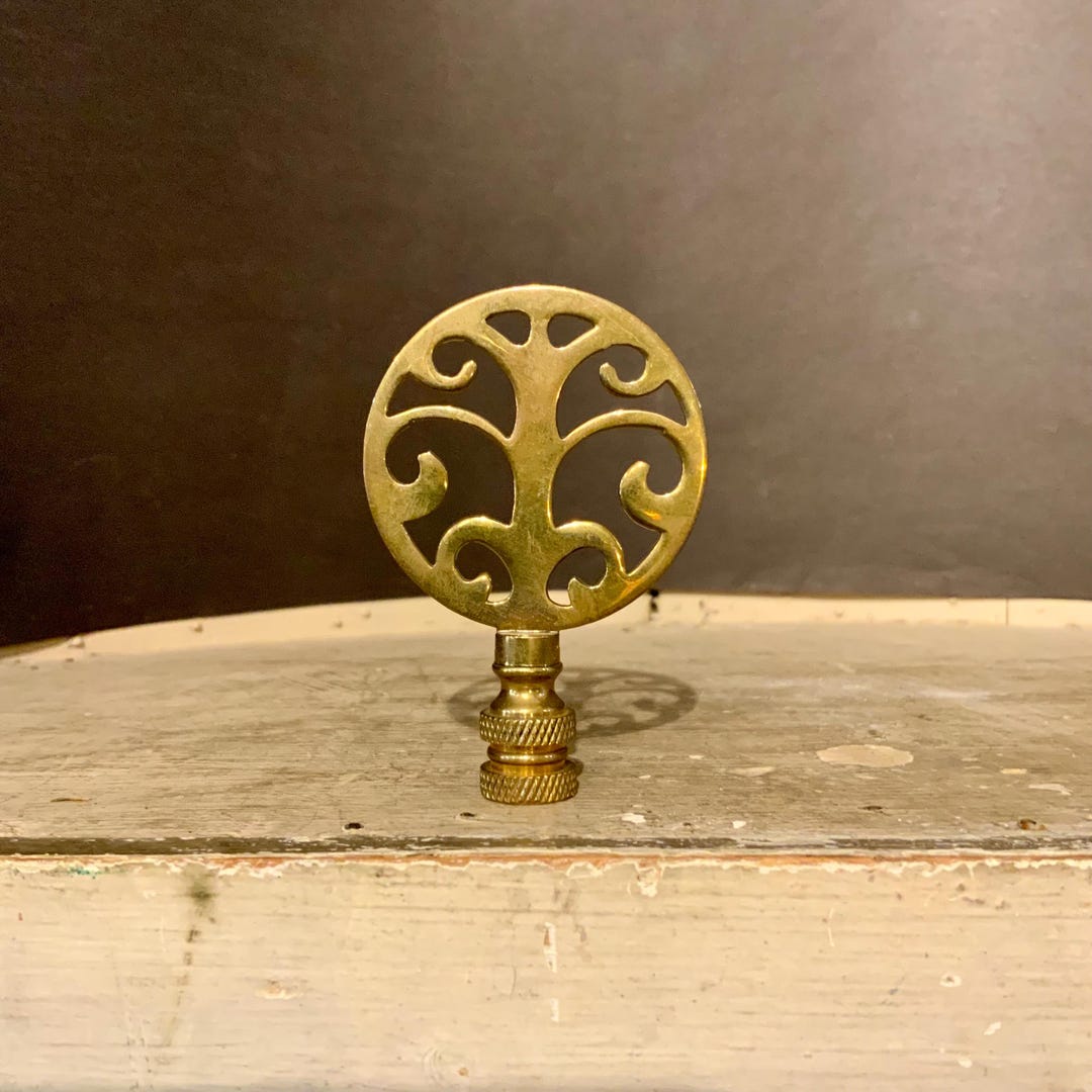 Vintage Brass Lamp Finial, Ca: 1980s. - Etsy