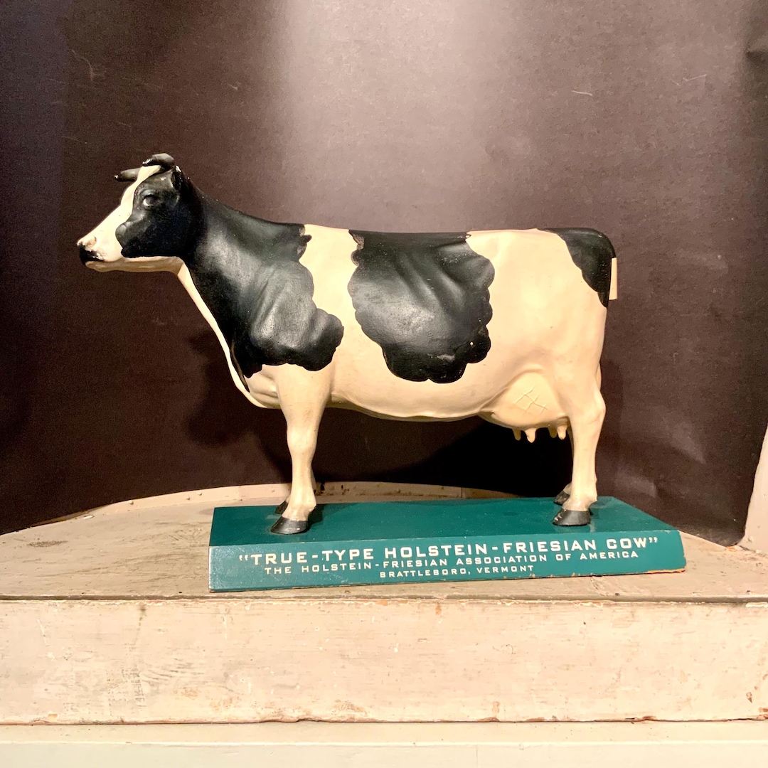 Rare Milk Cow Dairy Advertising Counter Top Display, “holstein-friesian ...