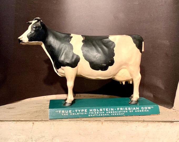 Rare Milk Cow Dairy Advertising Counter Top Display, “holstein-friesian ...