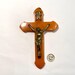 Vintage Bakelite Cross With Brass Crucifix, Butterscotch, Ca: 1930s. - Etsy