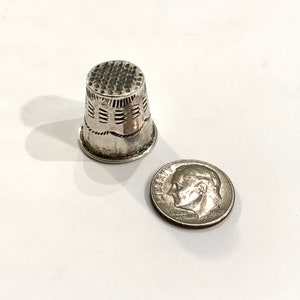 Vintage Navajo Sterling Thimble, Pawn Silver, Ca: 1920s. - Etsy