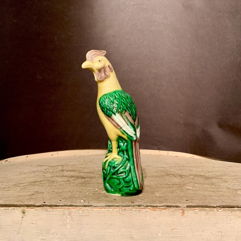 Porcelain Antique Parrots - Etsy