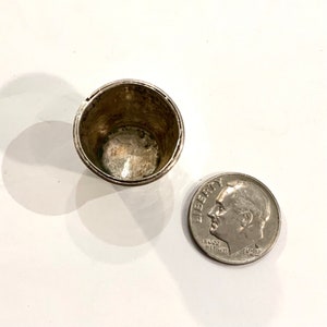 Vintage Navajo Sterling Thimble, Pawn Silver, Ca: 1920s. - Etsy