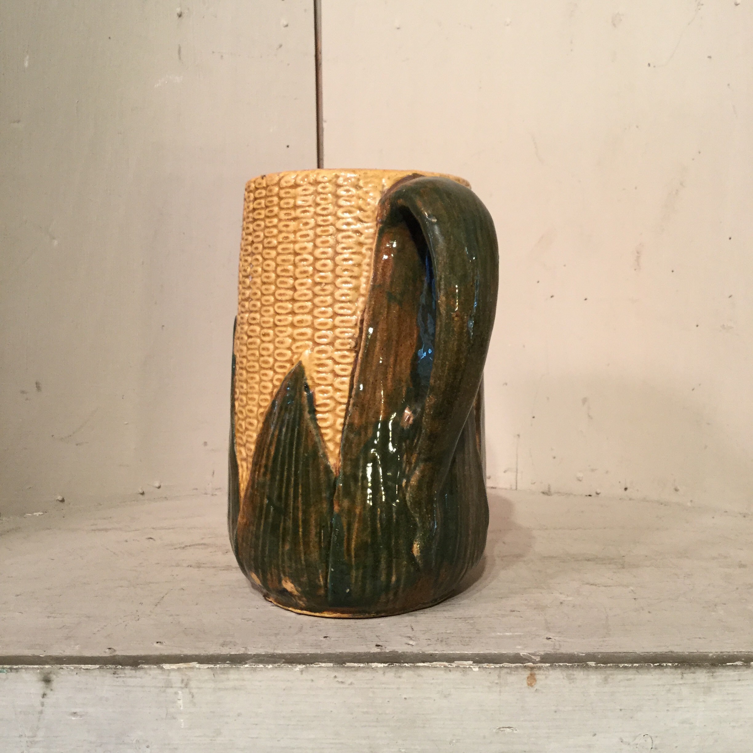 Antique Corn Pitcher Mccoy Majolica Ca: 1910. - Etsy