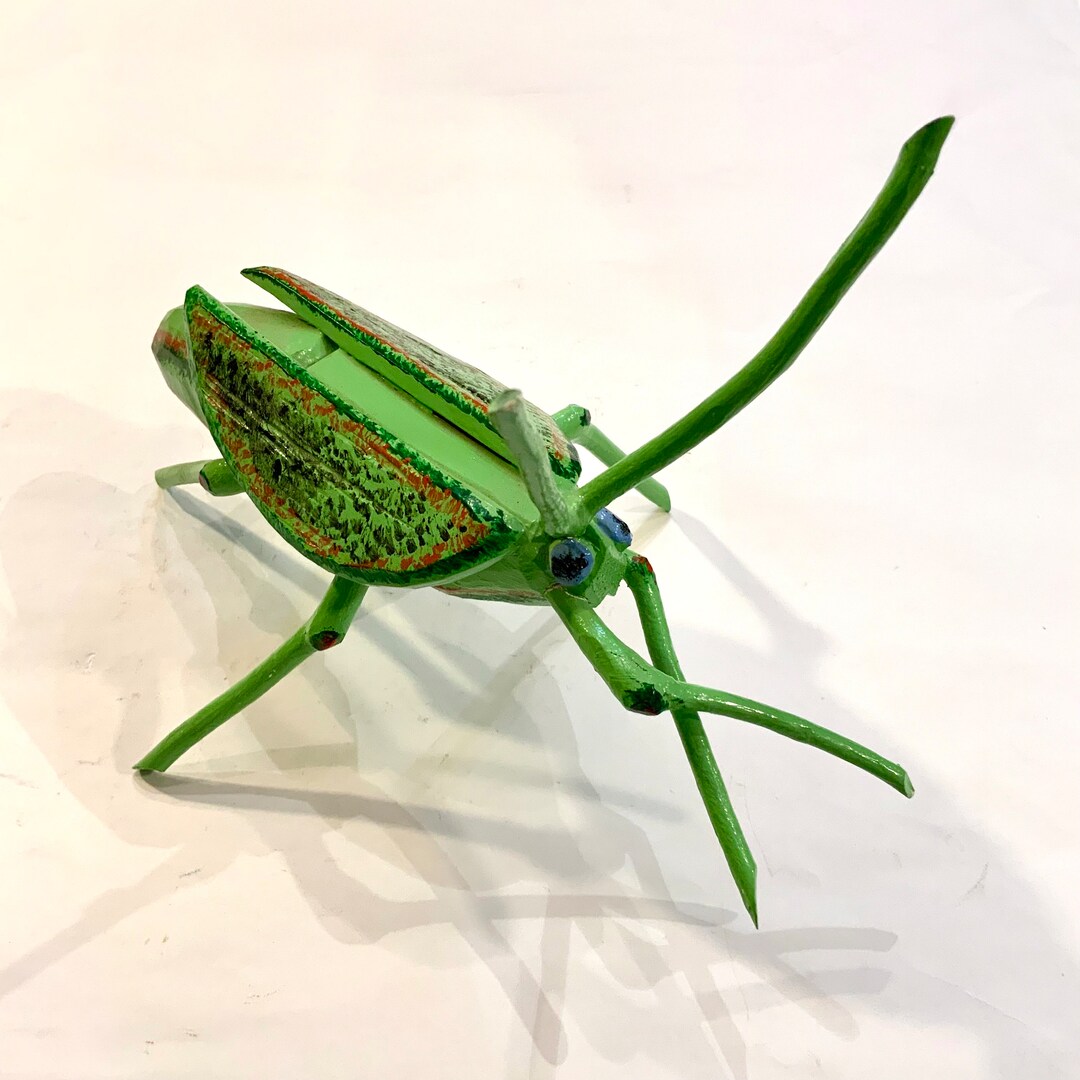 Ransford Naugler Folk. Art Carved Wooden Insect, Nova Scotia, Ca: 2002 ...