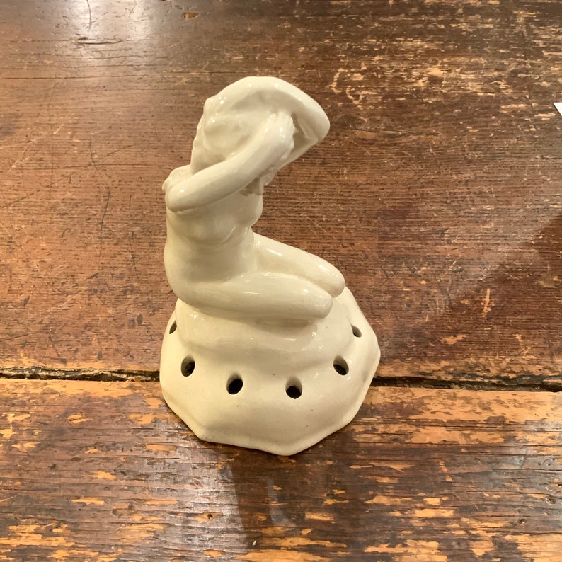 Figural Flower Frog Art Pottery Deco Figure Yanko Ware Ca: | Etsy