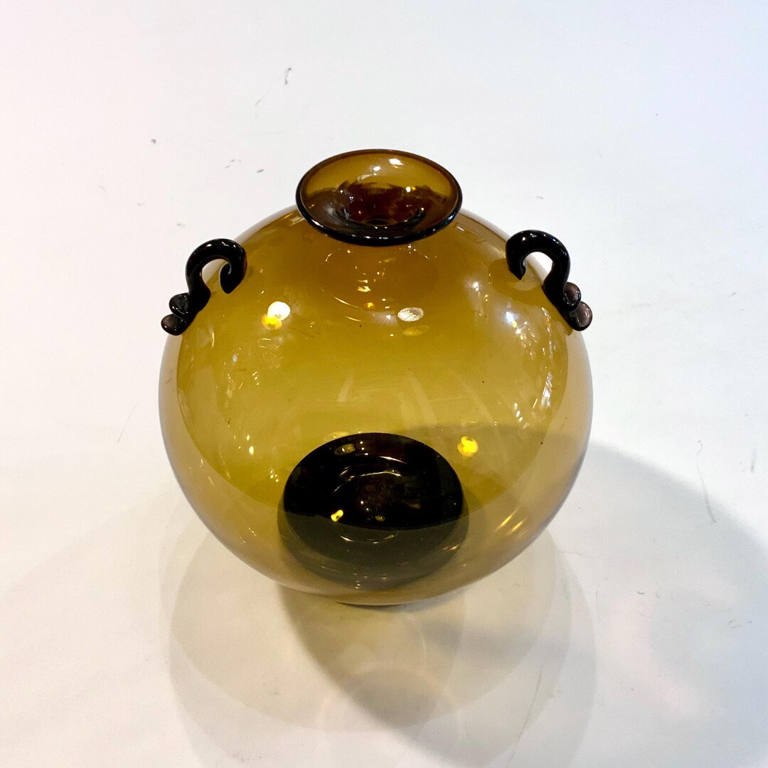 Dimitri Michaelides Athenian Art Glass Vase, Ca: 2005. - Etsy