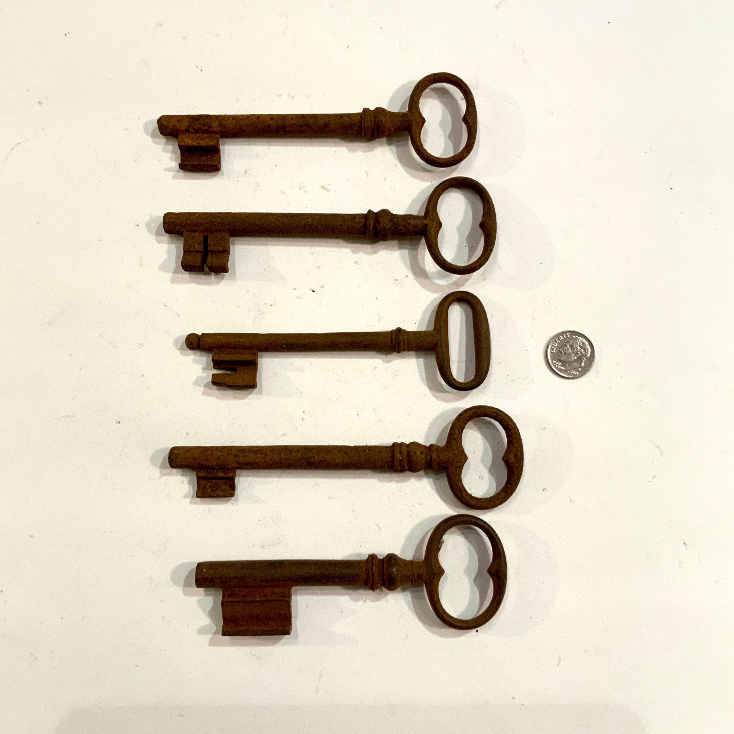 Antique Jailer's Keys Huge Forged Iron Keys All Five - Etsy