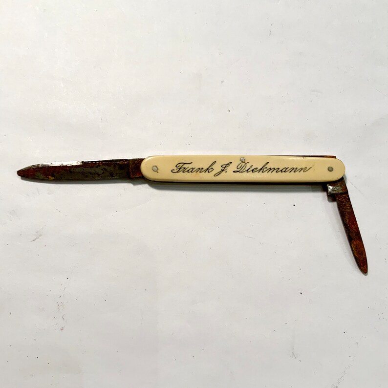 Antique Celluloid Pocket Knife: St. Louis Advertising Pen Knife, 1920s ...
