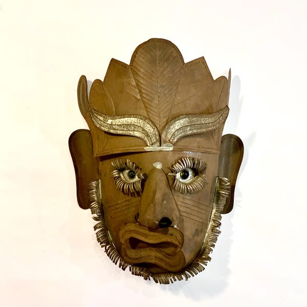 Mexican Tin Mask - Etsy