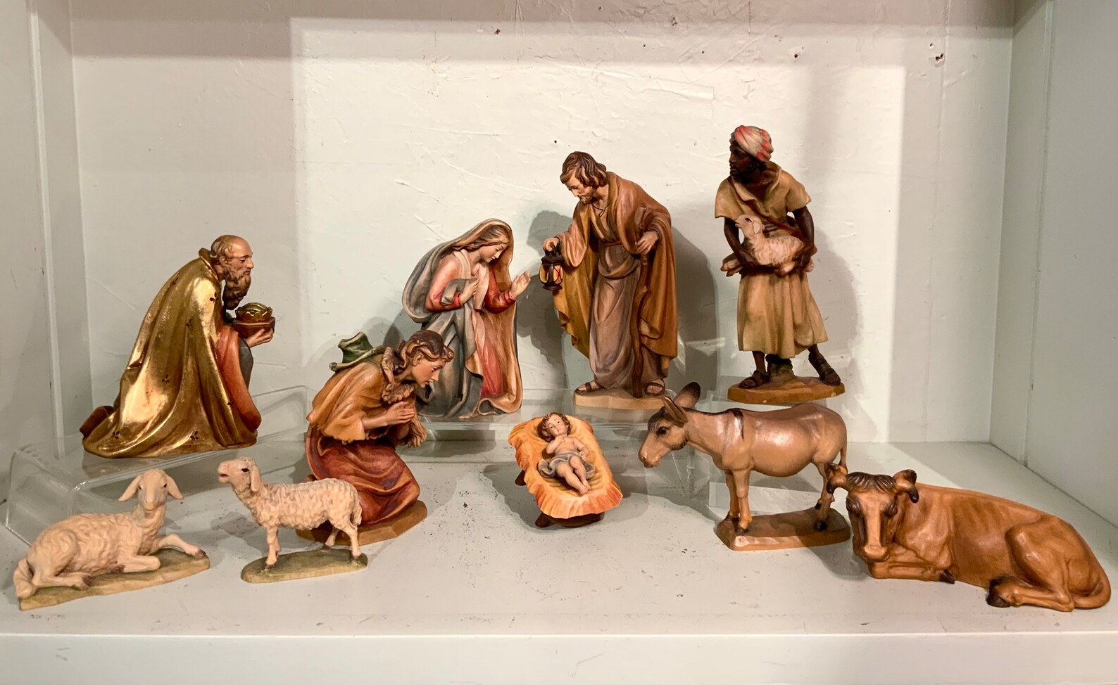Anri 8 Bernardi Carved Wood Nativity Set All Ten Pieces. - Etsy