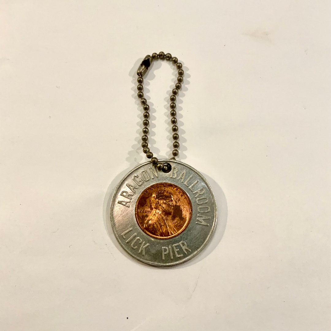 Aragon Ballroom Lick Pier Ocean Park California Good Luck Token, Ca ...
