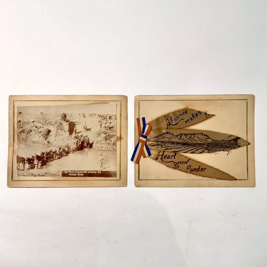 Boer War Photo, De Wet’s Commando and Silver Leaves From Table Mountain ...