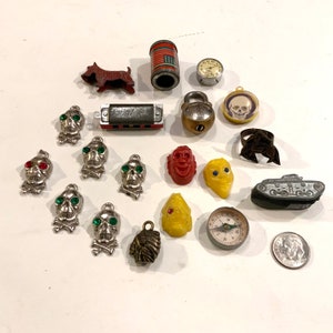 Vintage Cracker Jack or Bubble Gum Machine Prizes, All 19, Ca: 1960s ...
