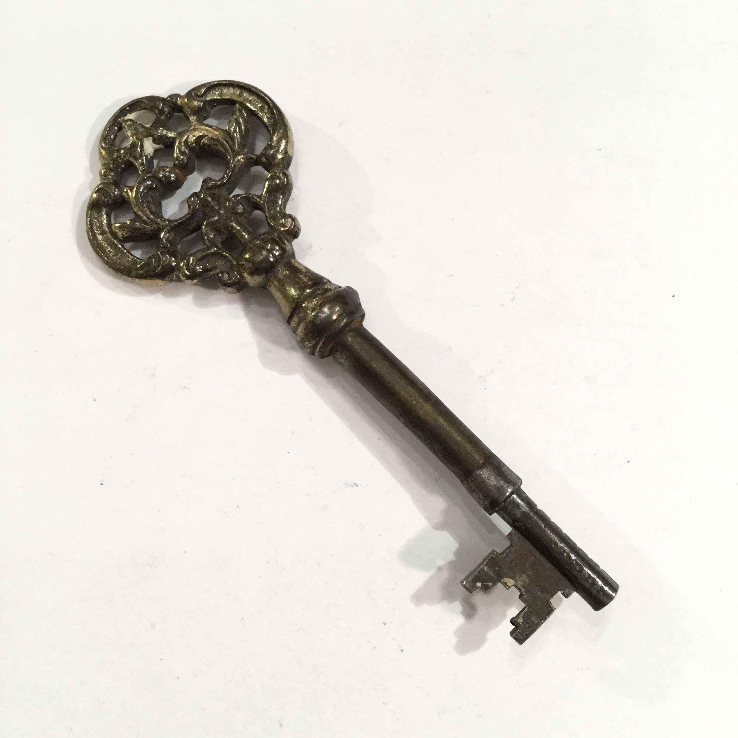 Antique Bronze Key Fancy Cabinet Gilt Bronze Furniture Key | Etsy