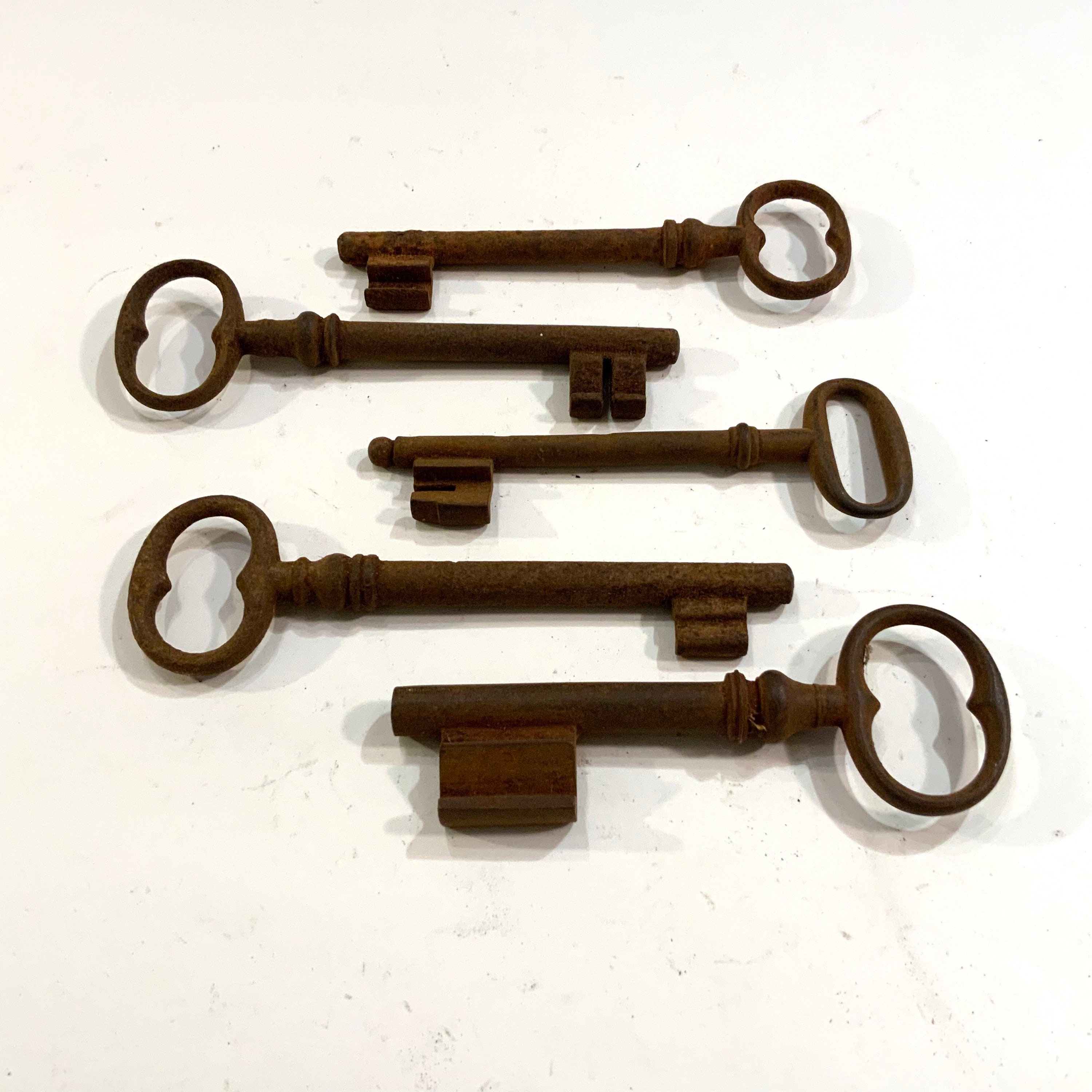 Antique Jailer's Keys Huge Forged Iron Keys All Five - Etsy