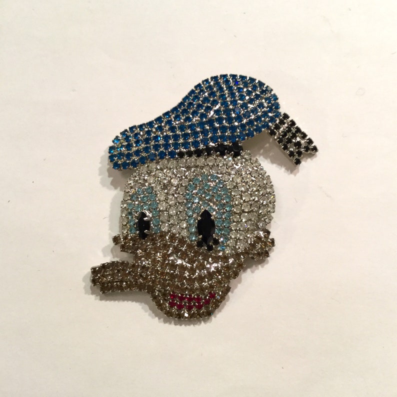 Butler & Wilson Donald Duck Disney Rhinestone Brooch Ca: | Etsy