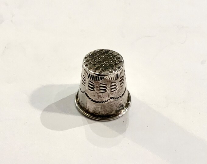 Vintage Navajo Sterling Thimble, Pawn Silver, Ca: 1920s. - Etsy