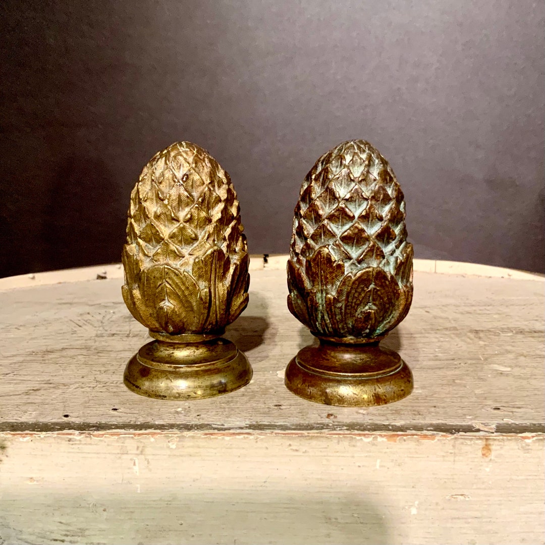 Antique French Bronze Finials for Furniture or Porcelain Urns, Ca ...
