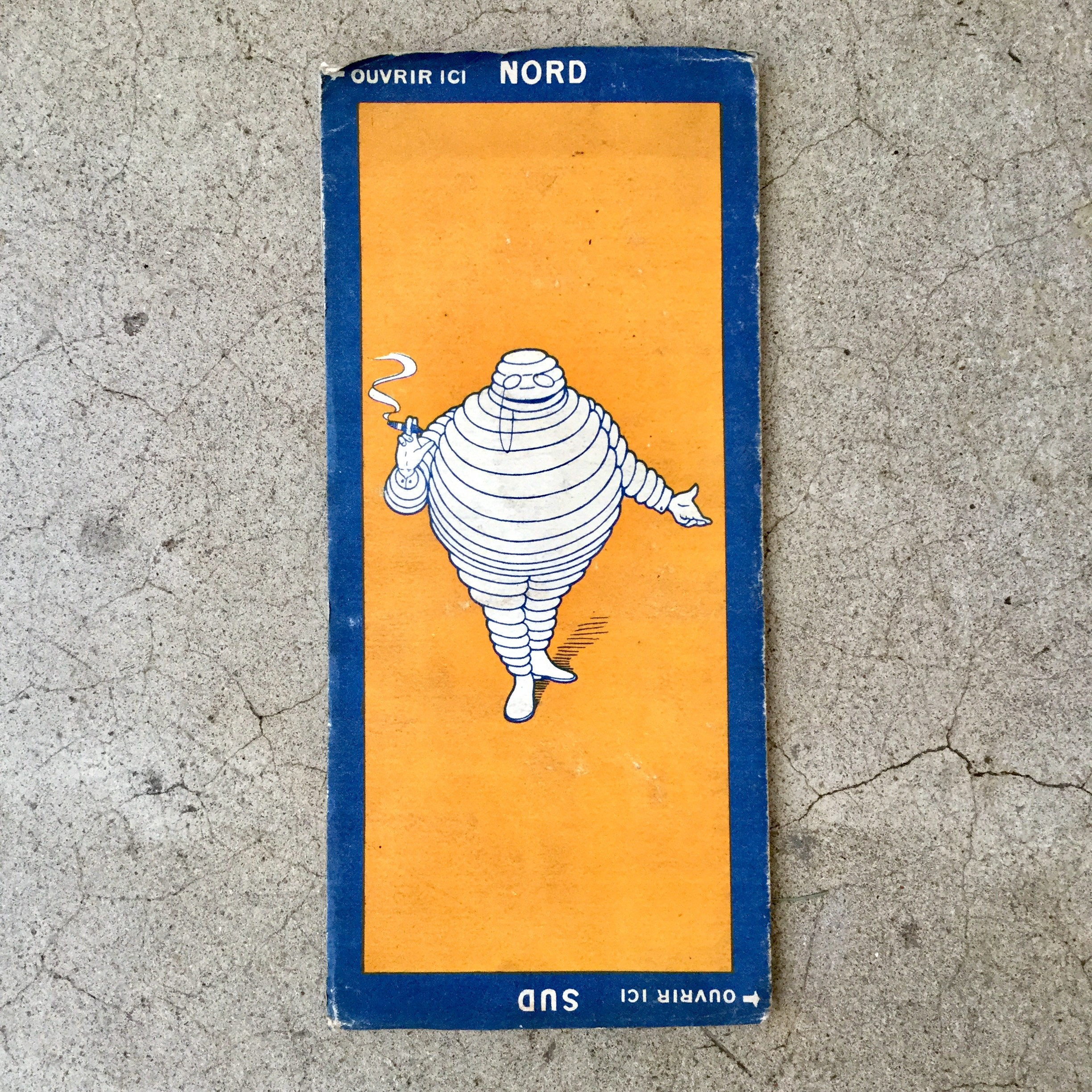 Vintage Michelin French Map of Tours France in French Ca: | Etsy