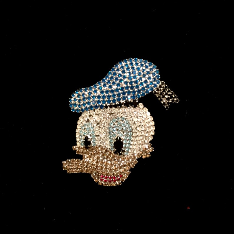 Butler & Wilson Donald Duck Disney Rhinestone Brooch Ca: | Etsy